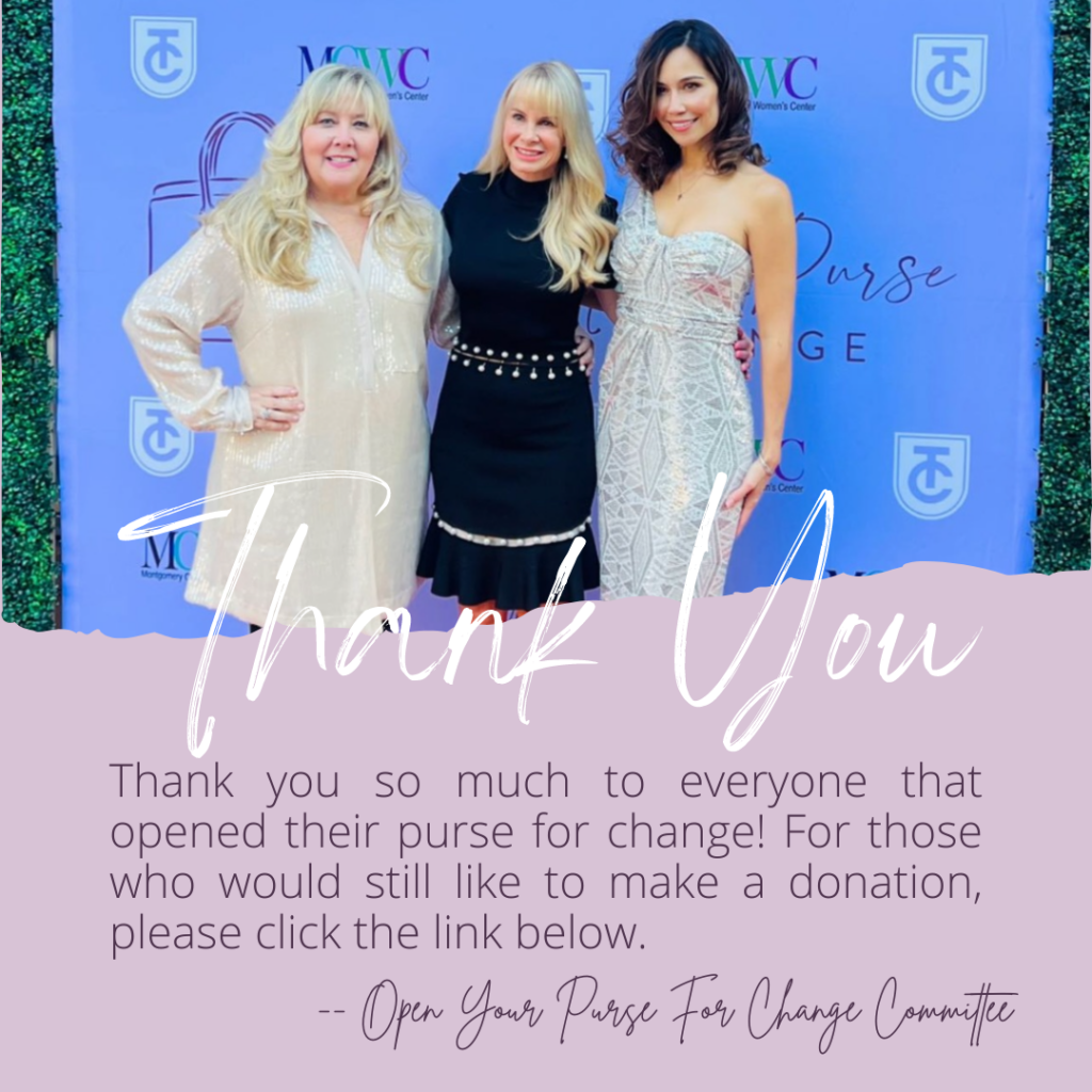 10th Anniversary "Open Your Purse for Change" Thank You!!! - Montgomery ...